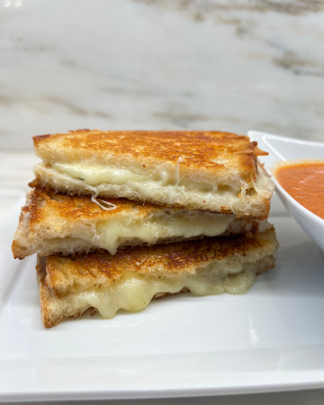 The Best Tomato Basil Soup & Grilled Cheese - Tiffany Blackmon