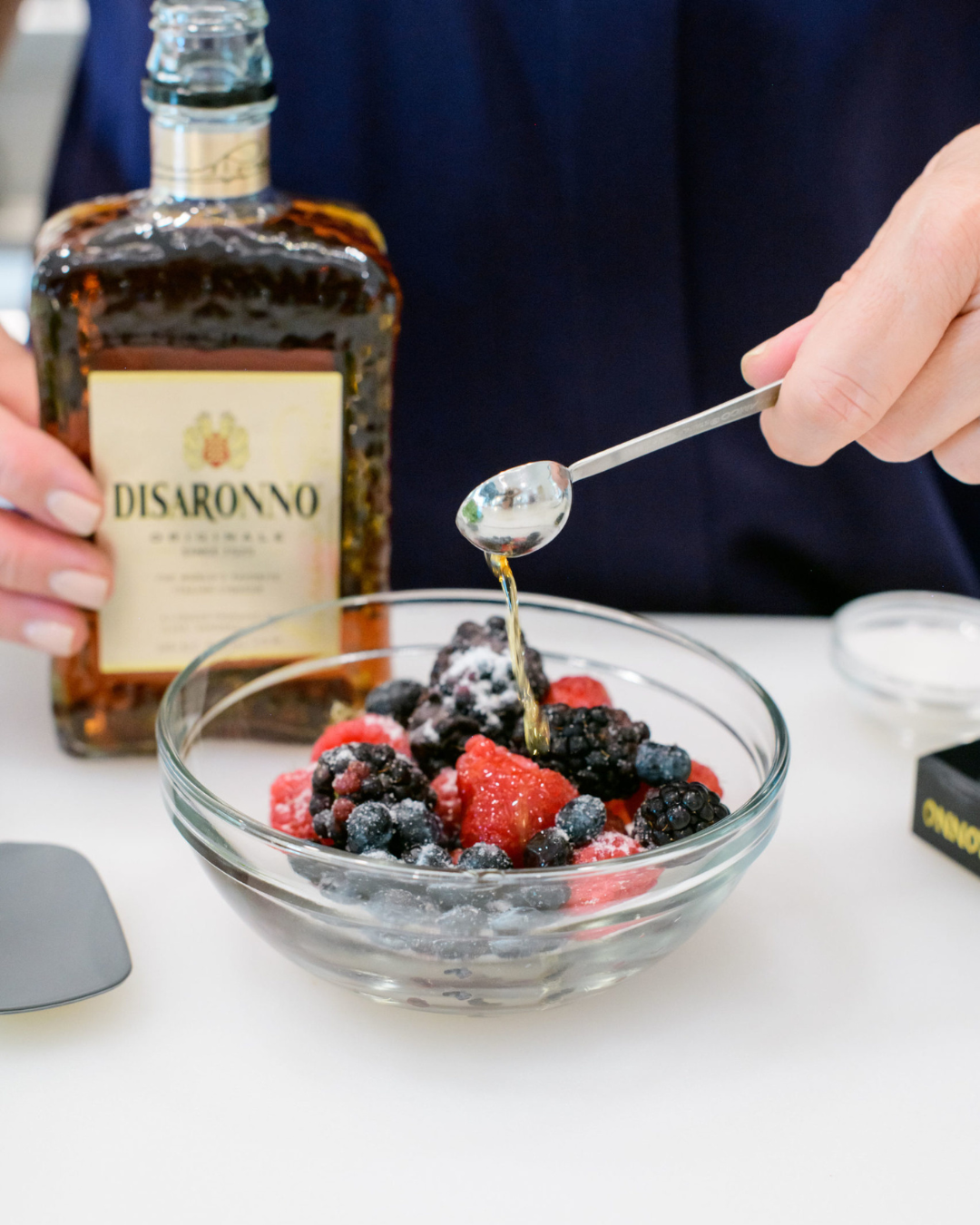 An Easy Summer Dessert: Ice Cream with Spiked Berries - Tiffany Blackmon